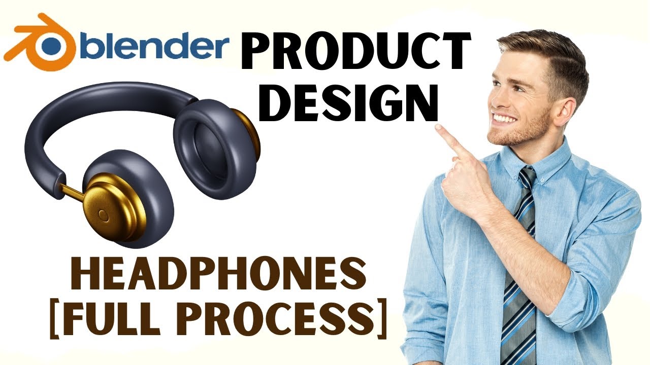 Product Design in Blender: Headphones [Full Process]Blender 3.2.1| # ...