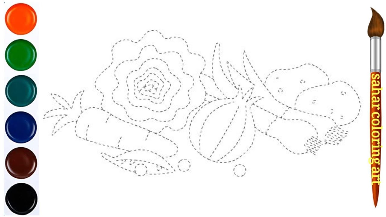 Vegetables Drawing Easy| How to Draw Vegetables - YouTube