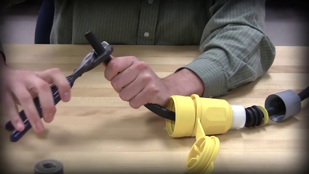 Hubbell Wiring - Watertight Connector Installation - YouTube