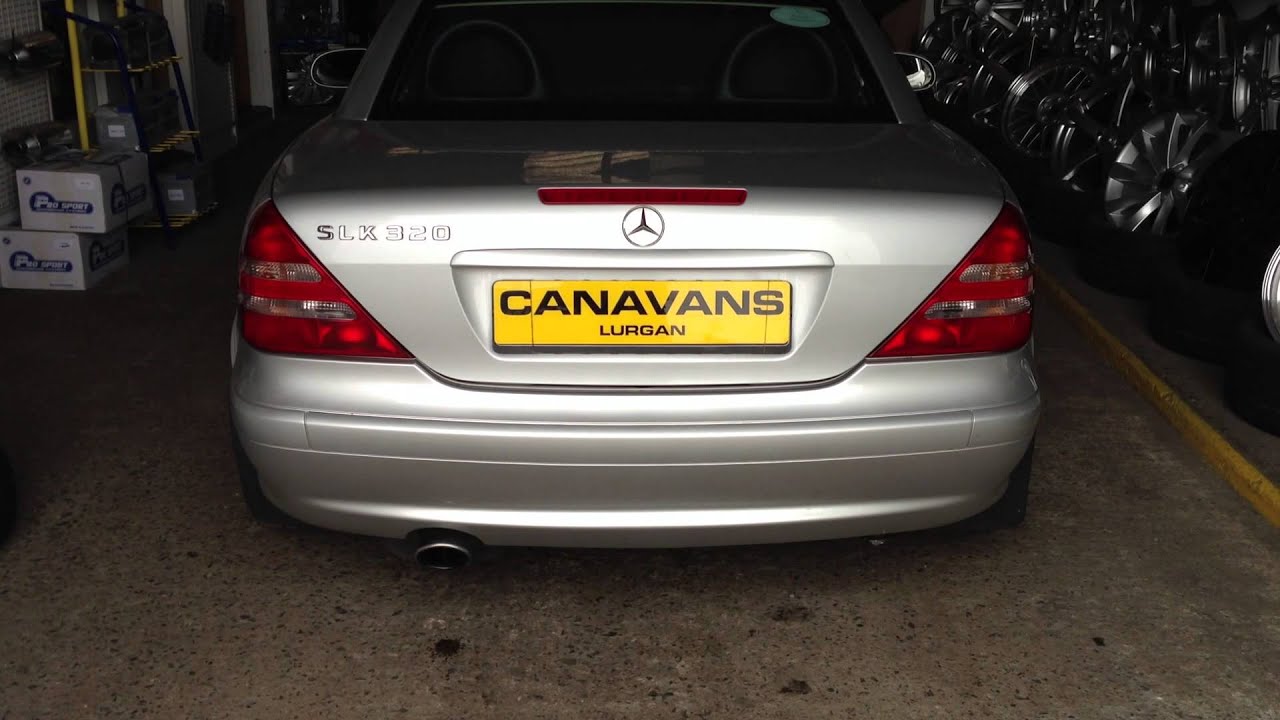 Mercedes SLK320 Custom made Electric Adjustable Exhaust - YouTube