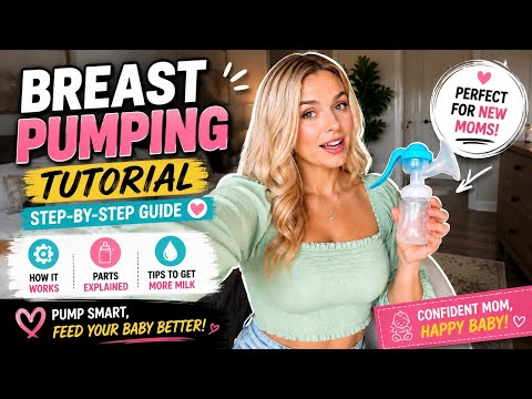 [4K] 🤍Manual Breast Pump Explained | Parts, Assembly, Pumping Tips and Breast Milk Collection Guide