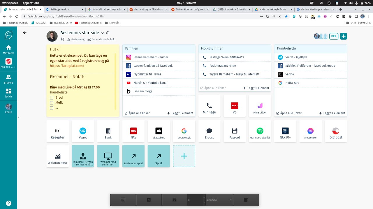 Hjelp din mor, far eller morfar på internett med Factsplat! - YouTube