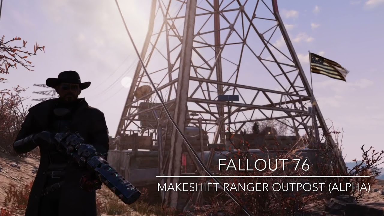 Fallout 76 Camp Build: Makeshift Ranger Outpost (Alpha) - YouTube