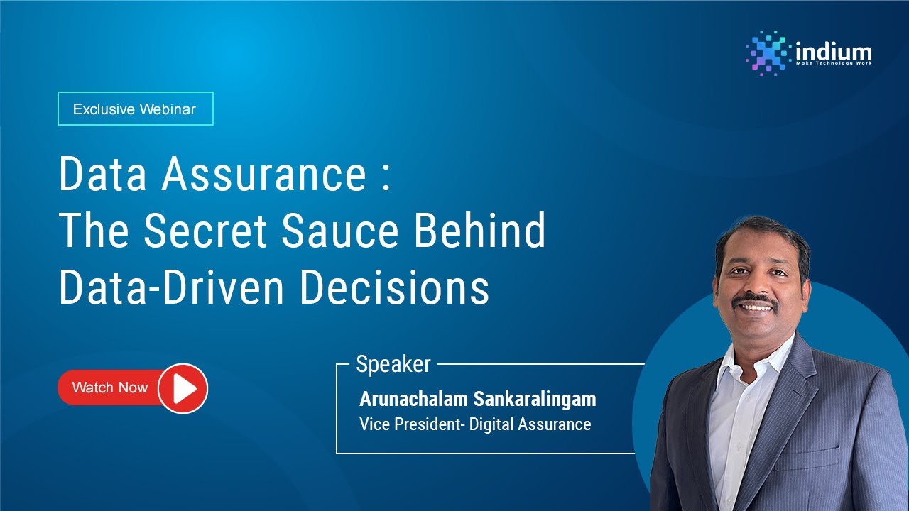 Data Assurance: The secret sauce behind data-driven decisions - YouTube