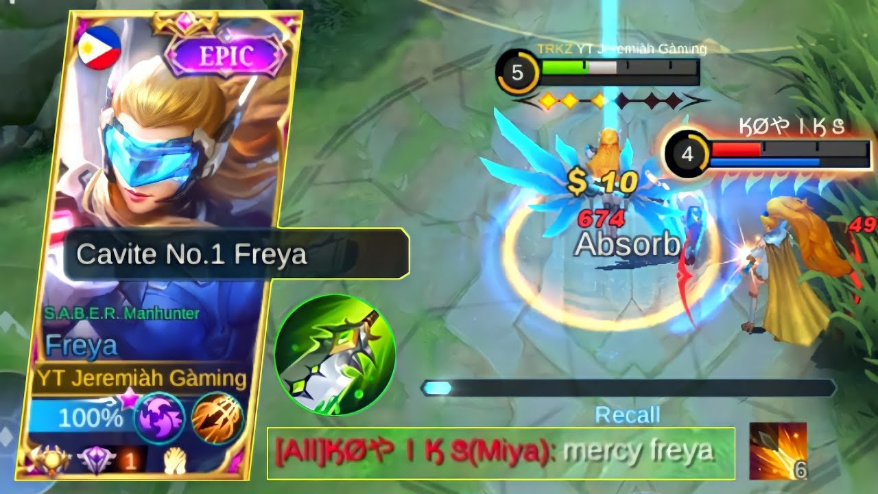FREYA THE NEW META HERO!😮 | TOP GLOBAL 1 FREYA | FREYA BEST BUILD 2022 ...