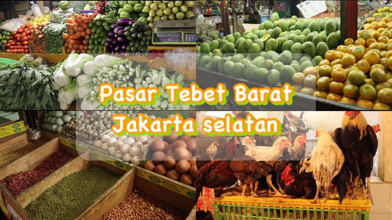 Pasar Tradisional terBersih? terLengkap? | Belanja Mingguan sayur ...