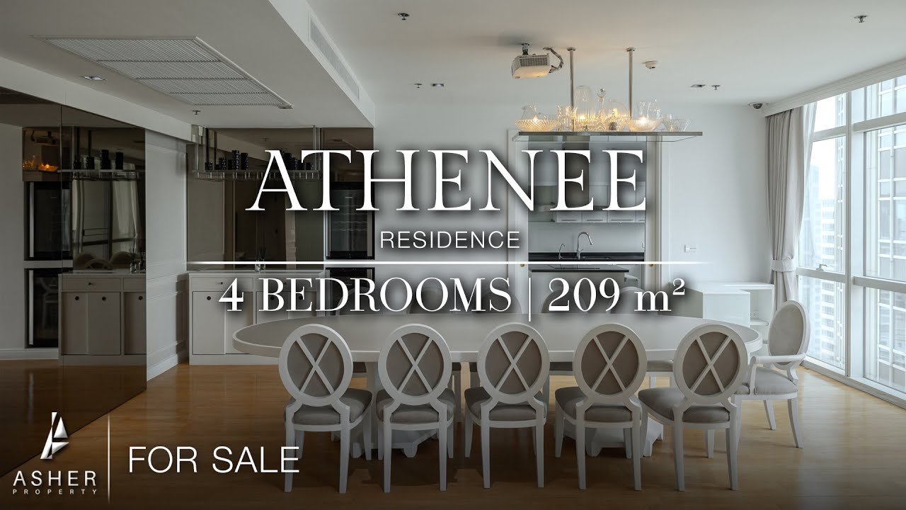 Athenee Residence | 4 Bedrooms | 209 sq.m. | Available for SALE - YouTube