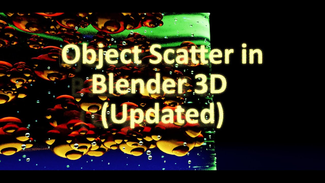 Object Scatter in Blender 3D (Updated) - YouTube