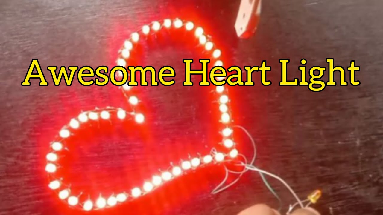 Awesome Heart Light With 555 IC - YouTube