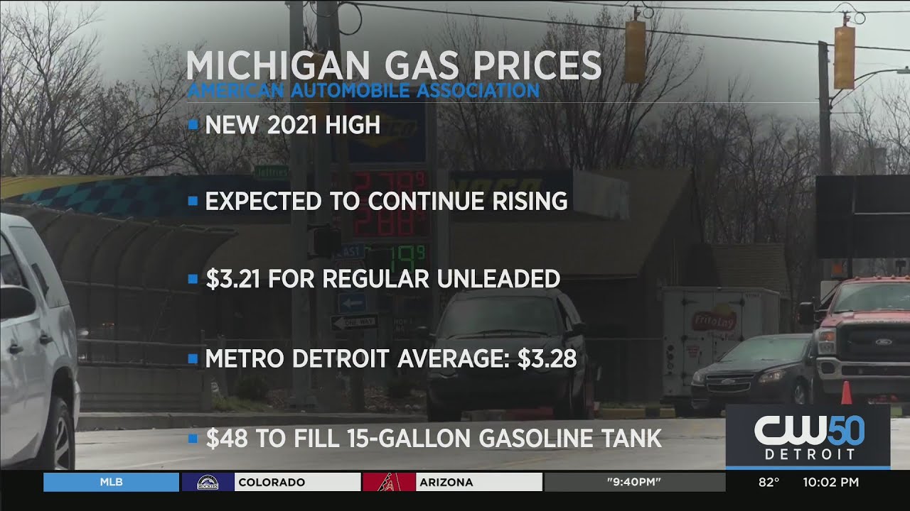 Michigan Gas Prices Reach New 2021 High, Are Expected To Continue ...