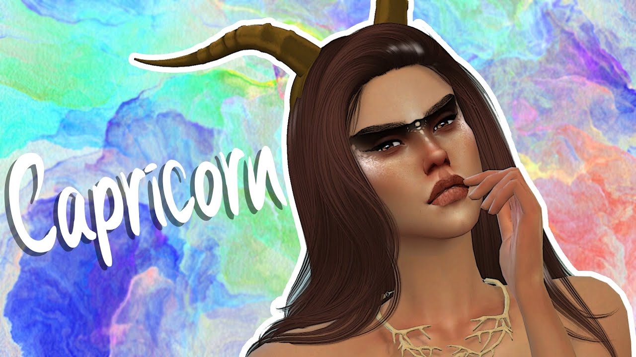 CAPRICORN | The Sims 4 Zodiac | CAS - YouTube