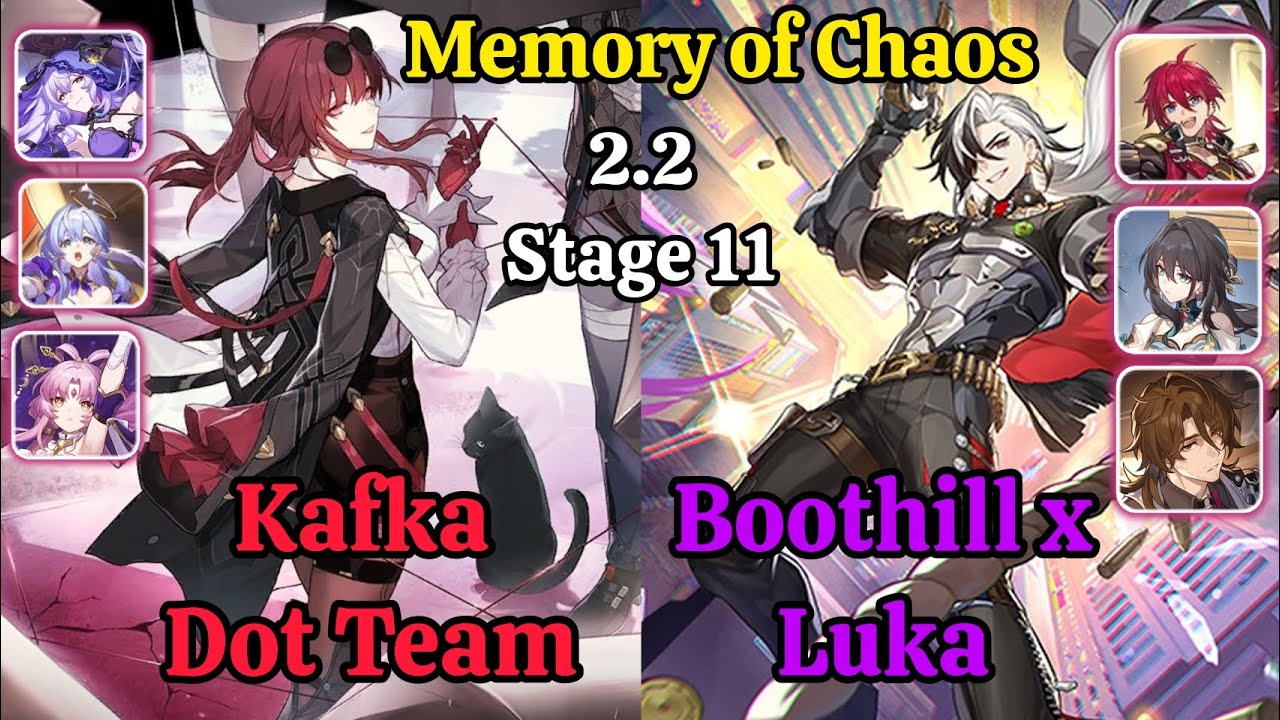 E0S0 Kafka Dot Team & E0S0 Boothill x E6 Luka MOC Stage 11 f2p Clear ...