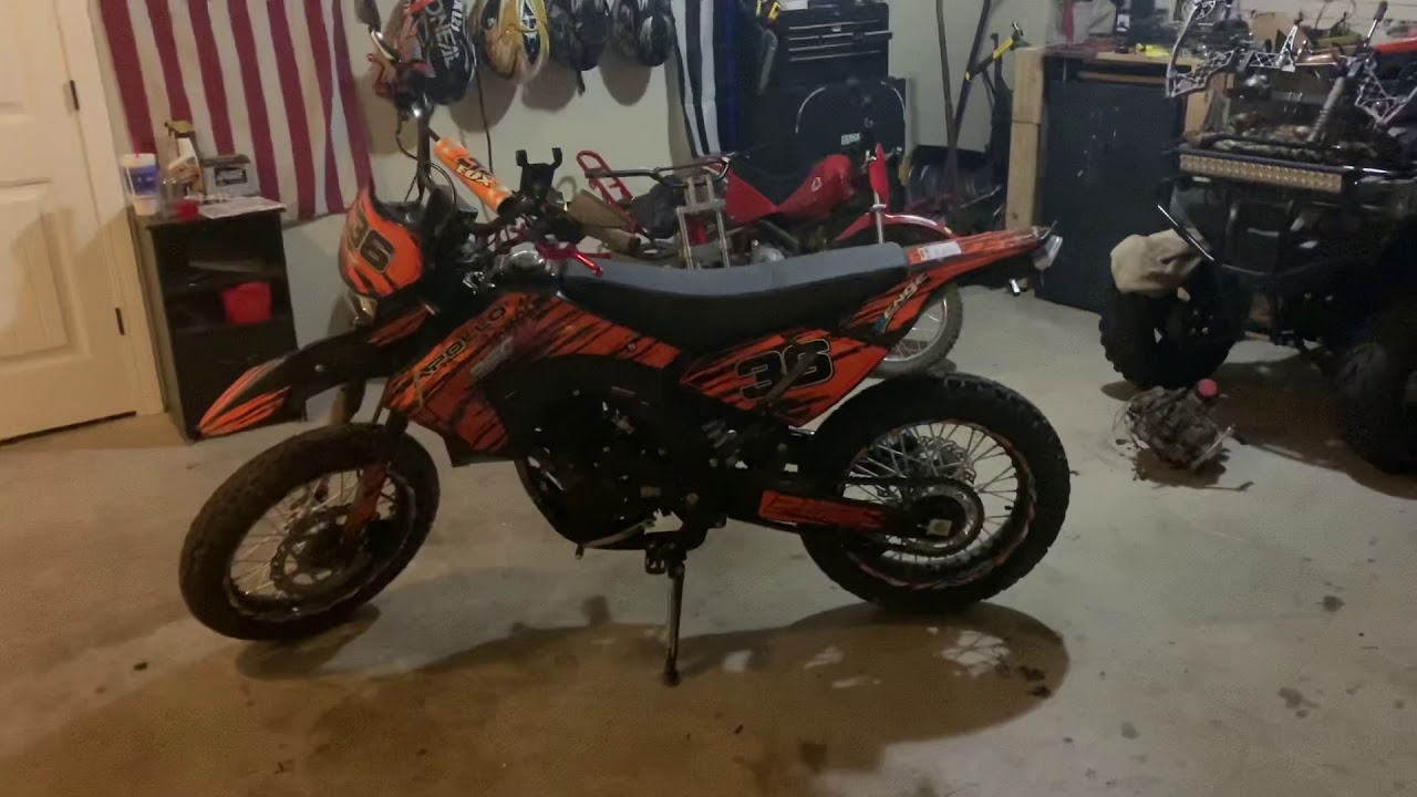 250 RX Apollo Super Moto - YouTube