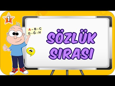 Sözlük Sırası 📕 Alfabeyi Tekrar Ediyoruz 👧🏻👦🏻 1.Sınıf Türkçe