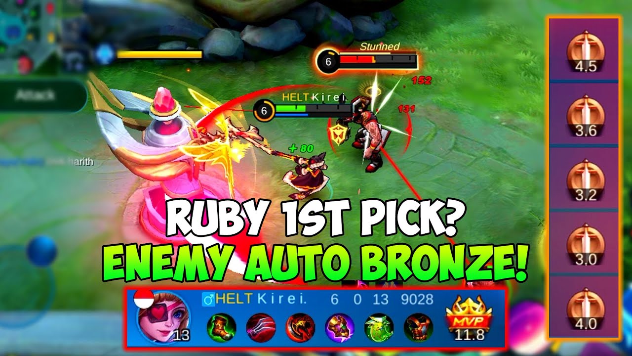 RUBY 1st PICK? ENEMY AUTO BRONZE! - YouTube