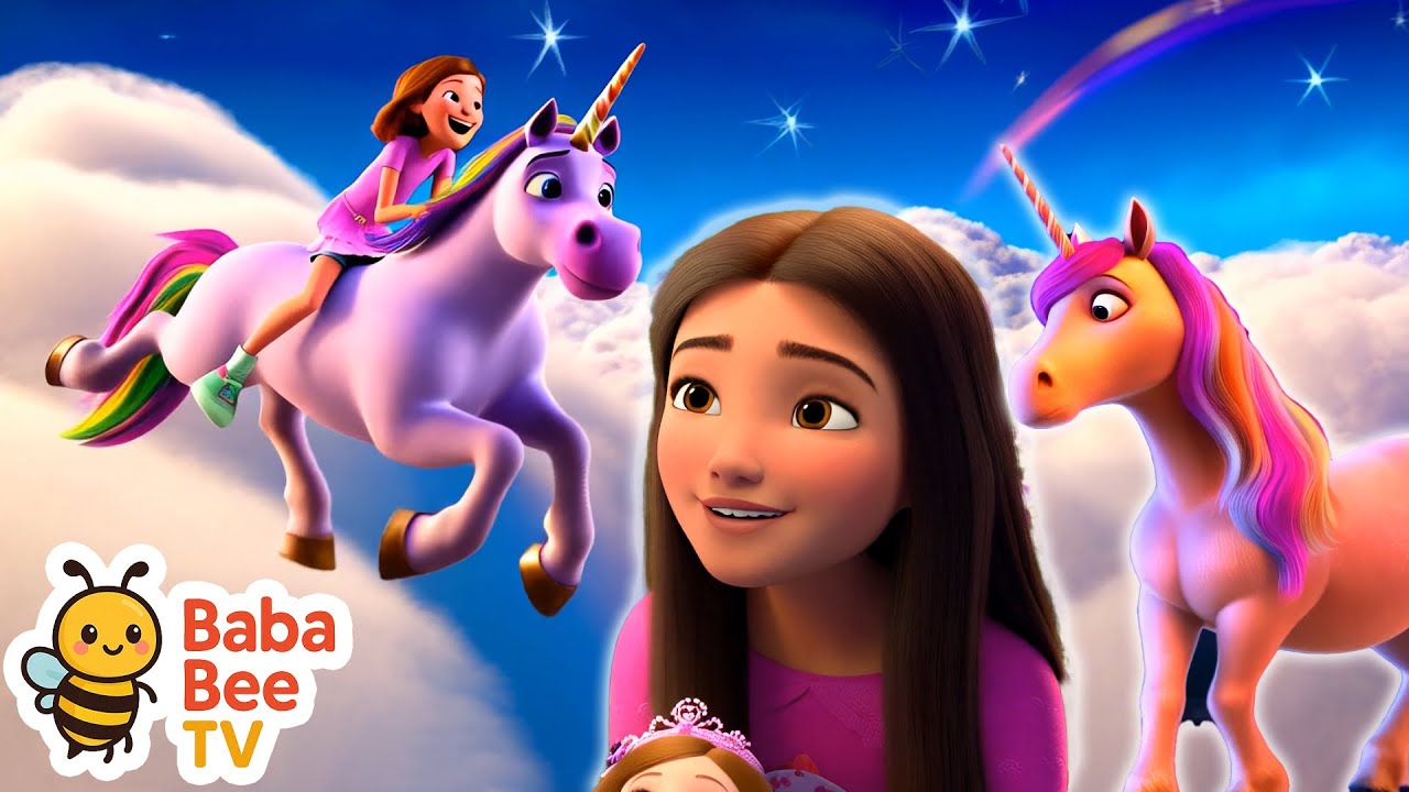 🦄 Unicorn, Unicorn, Shine So Bright 🦄 Magical Baby Girl Rhyme Kids ...