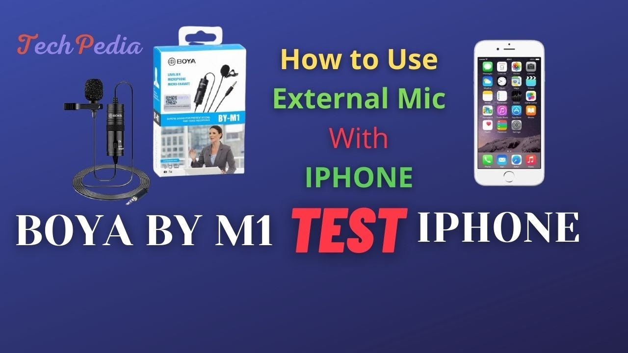 How to Use Boya BY M1 with Iphone | Techpedia - YouTube