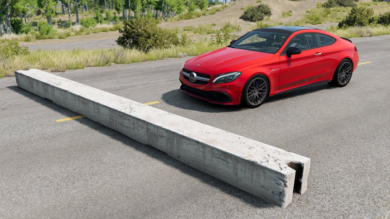 Cars vs Ledge – BeamNG.Drive - YouTube