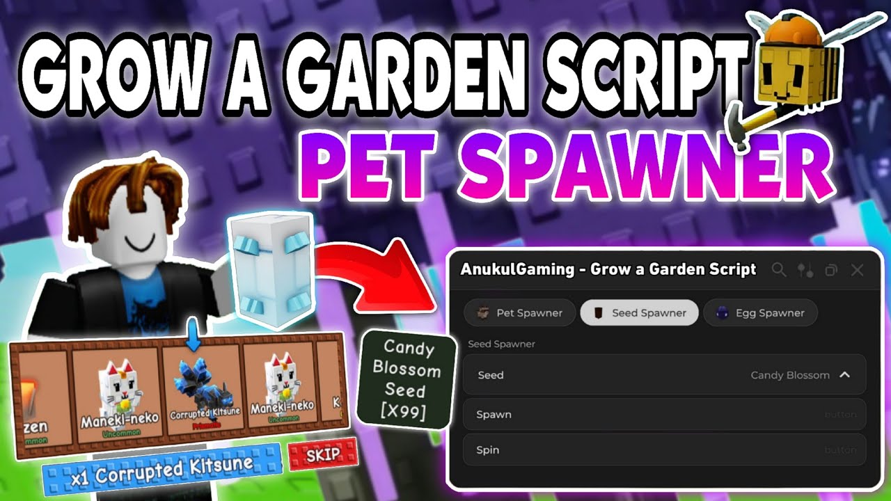 [🤑BEST] How to Get Grow a Garden 🌶️ Script Full Tutorial! 🔥🥶 [PET ...