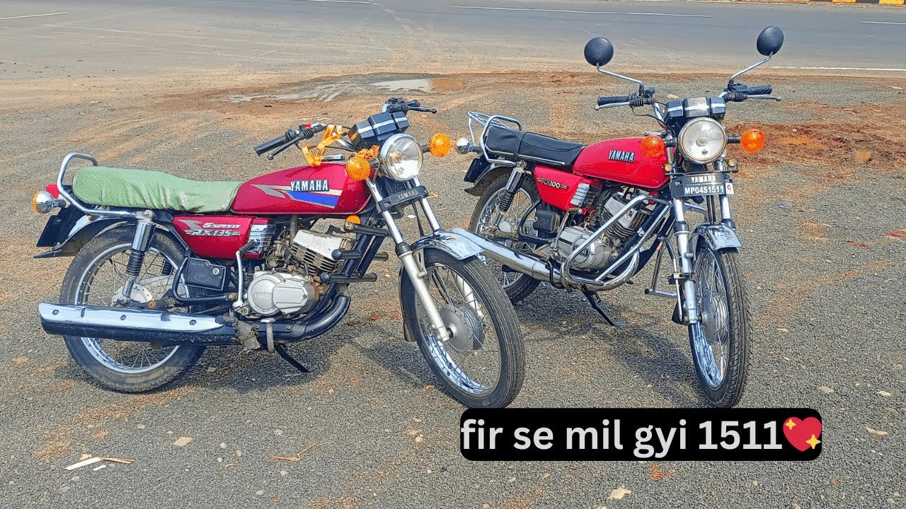 rx riding in Bhopal City...!! rx100 & rx135 5-speed in Bhopal💙 - YouTube