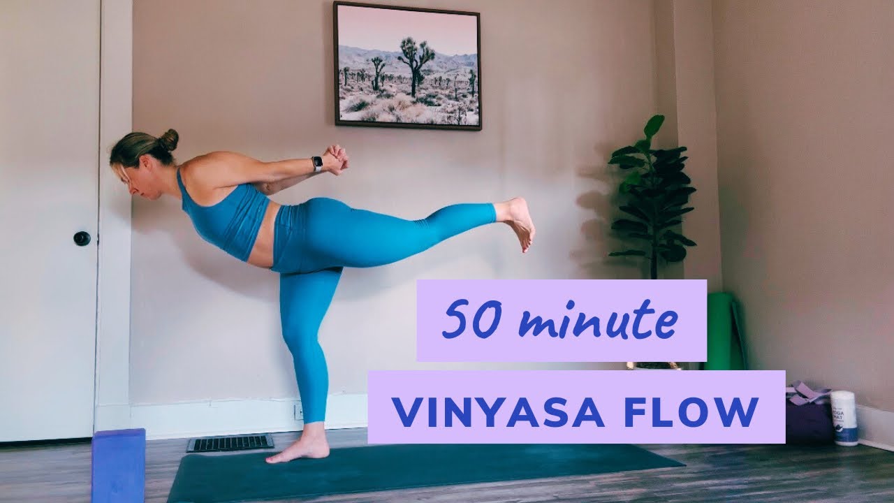 50min yoga flow | Hip & shoulder opening - YouTube