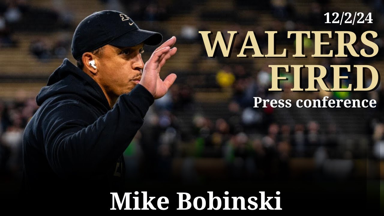 Post-Ryan Walters firing press conference, Mike Bobinski (12/2/24 ...