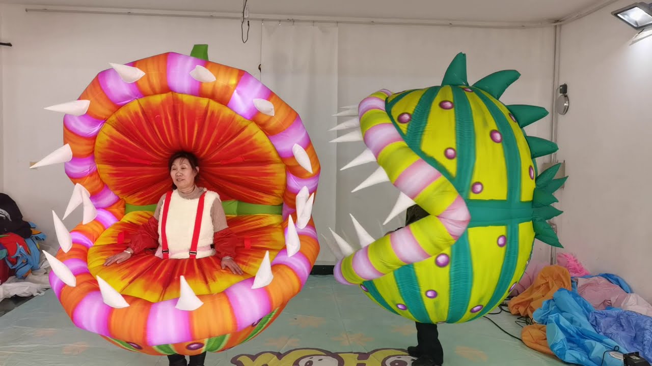 Inflatable Flowers Costume Direction How To Decorate Visual Feast Stage ...