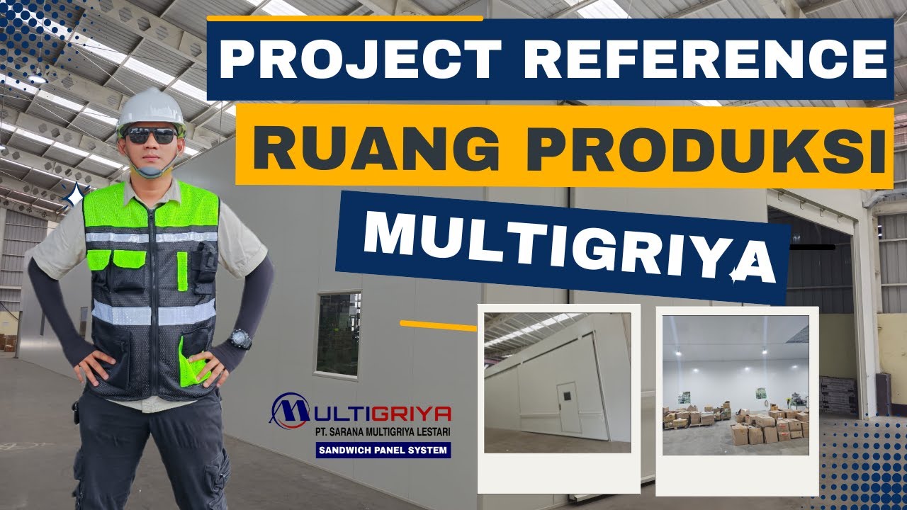Partisi Dinding & Plafond Sandwich Panel EPS Ruang Pabrik - YouTube