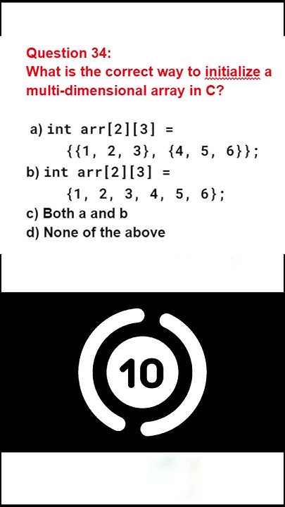 C Programming Mcqs Part 7 C Programming Language Sachinswami Coding Codingproblems Youtube