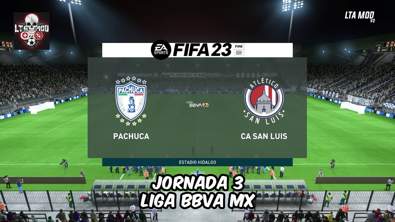 PACHUCA VS ATLÉTICO DE SAN LUIS JORNADA 3 LIGA BBVA MX SIMULACIÓN LTA ...