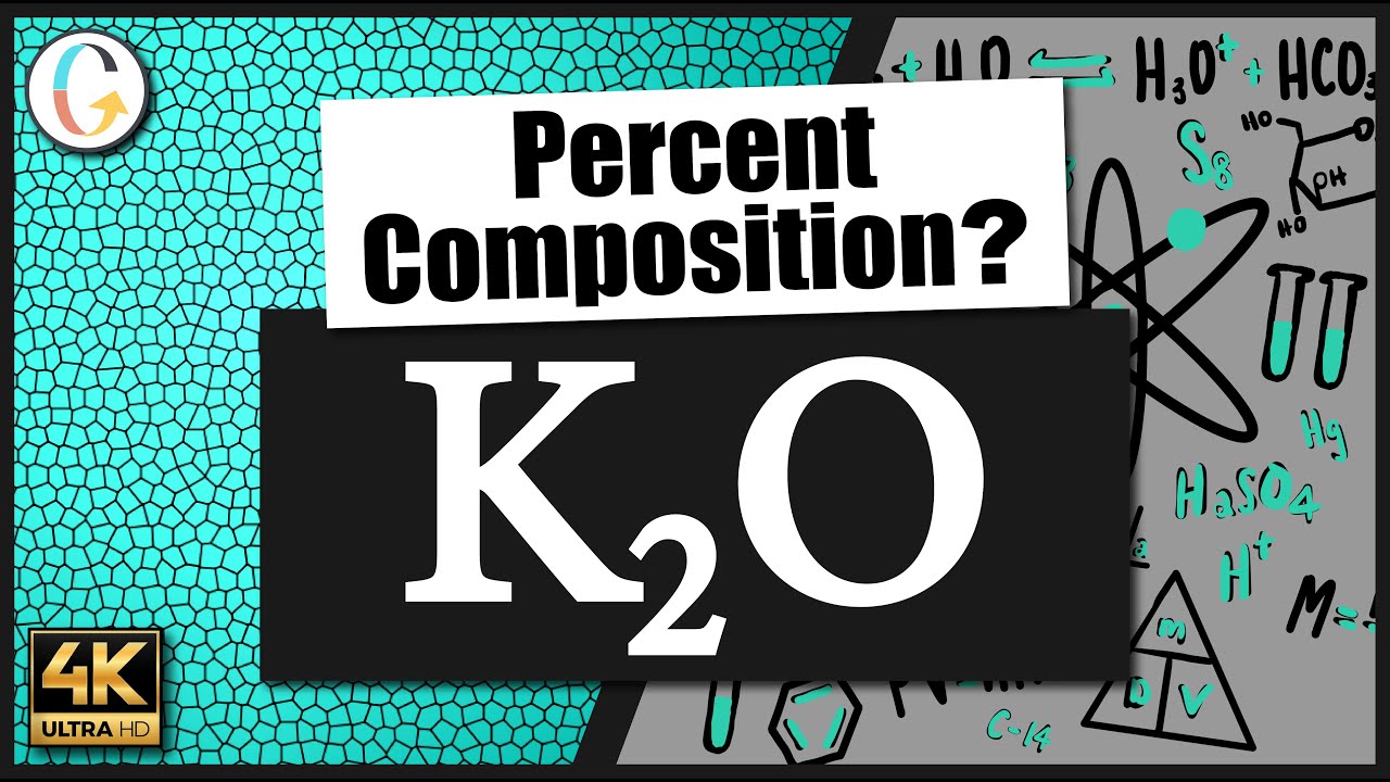 How to find the percent composition of K2O (Potassium Oxide) - YouTube