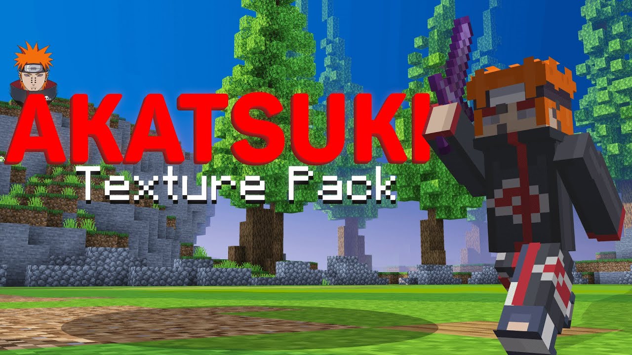 Naruto Themed Akatsuki Texture Pack | Fps Boost - YouTube