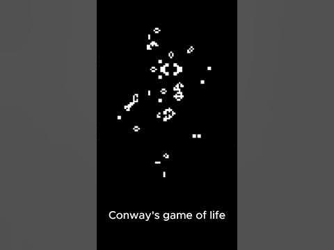 Conway's game of life 3 Amazing generation #animation #maths #graph # ...
