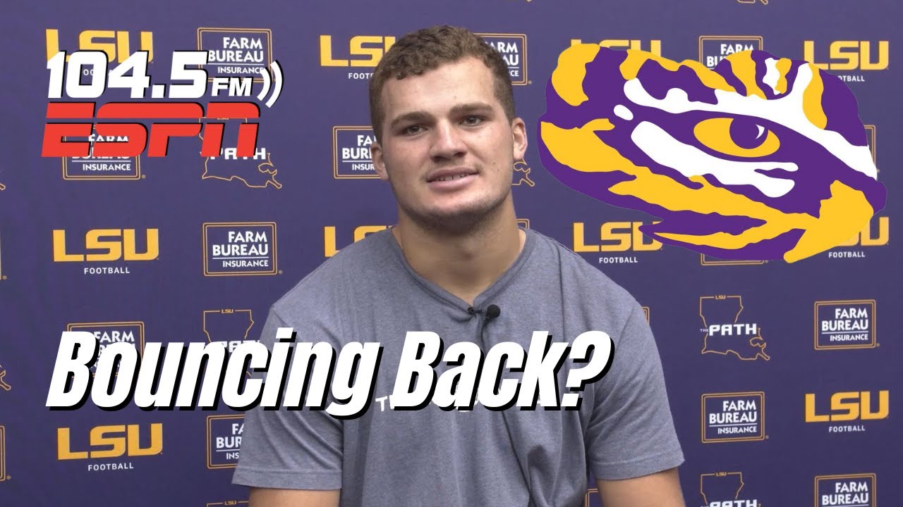 LSU TE Mason Taylor Talks Texas A&M Loss, Alabama Preparations - YouTube