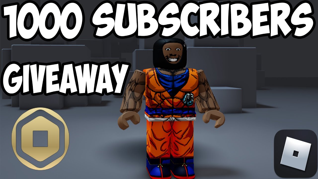 Free Robux Giveaway For 1k Subs (Roblox) - YouTube