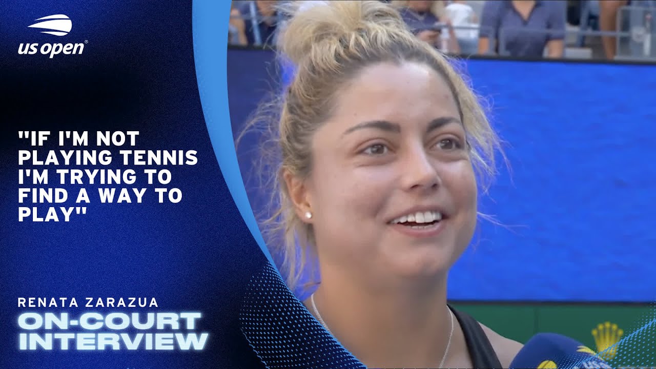 Renata Zarazua On-Court Interview | 2025 US Open Round 1 - YouTube