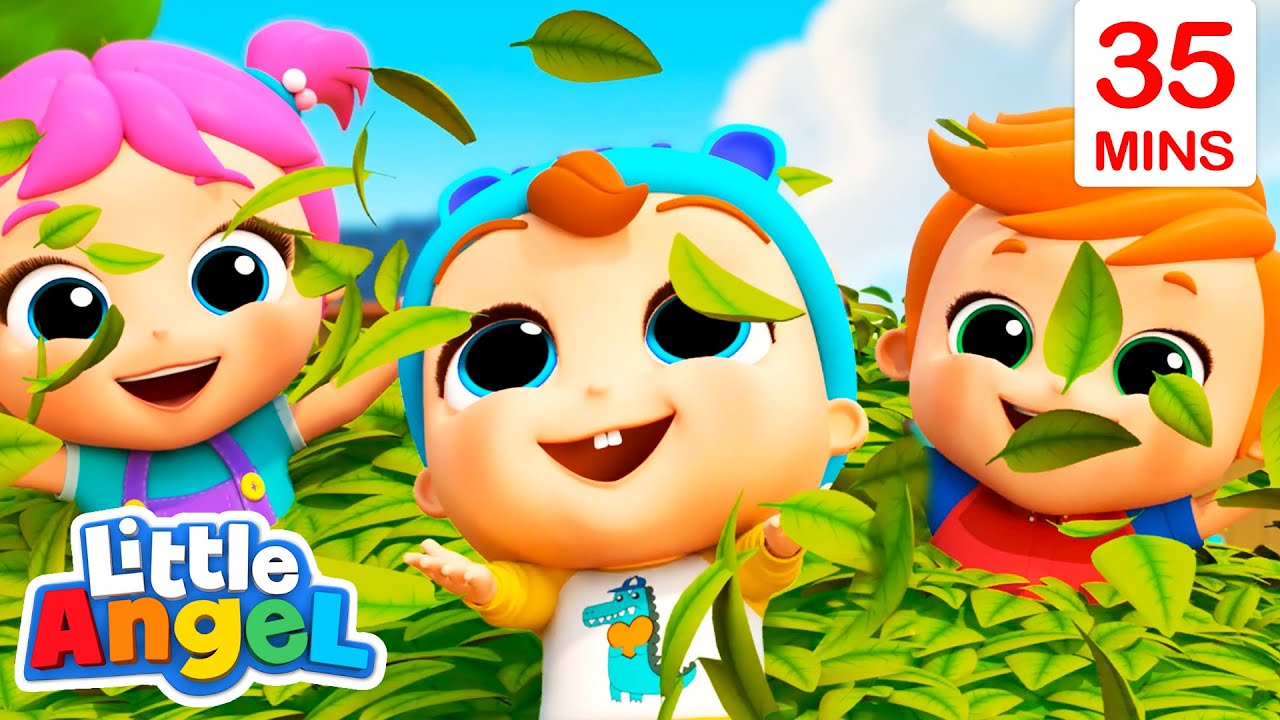 Fall Fun - Little Angel | Kids Song | Trick or Treat | Spooky Halloween ...