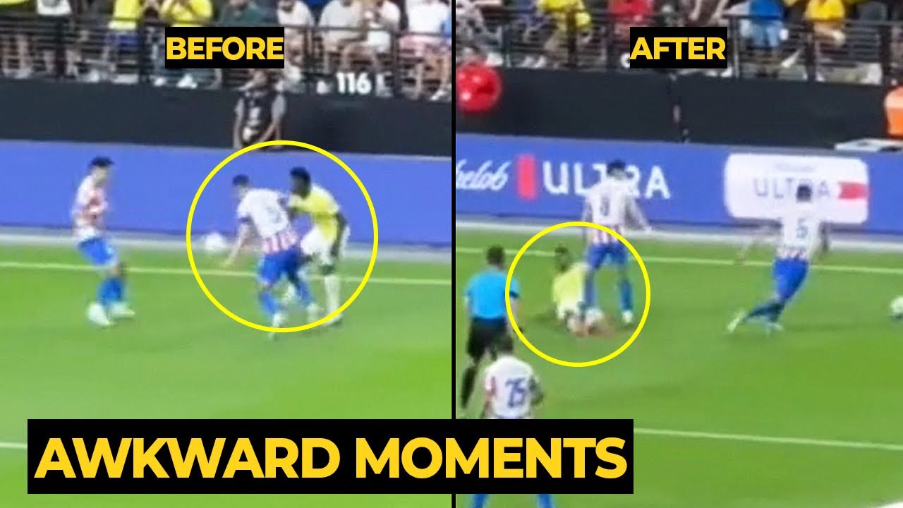 Vini Jr tried to troll two Paraguay players but he's failed during ...