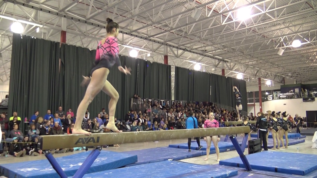 Abigail Mathews, CGA | L10 Beam 2017 Twistars Invite - YouTube