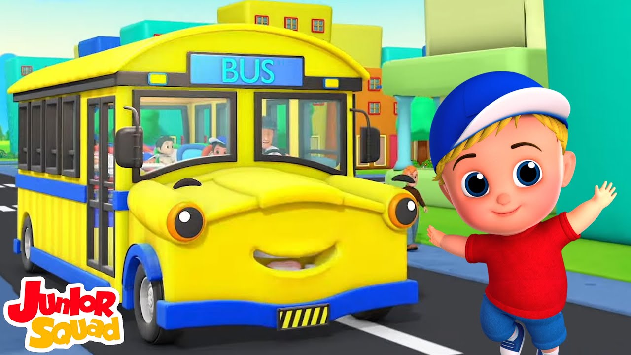 Ruedas en el Bus y más Poemas Infantiles por Junior Squad - YouTube