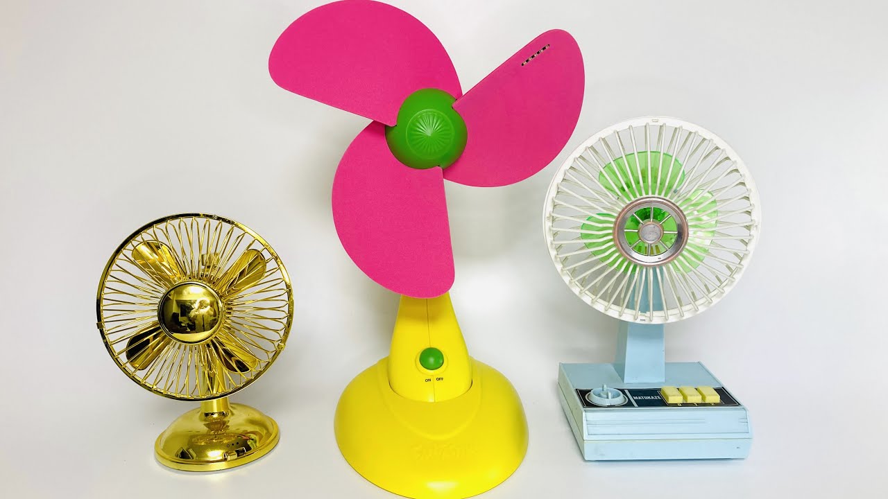 Fan 】Golden fan, flower fan, old toy fan unboxing!! - YouTube