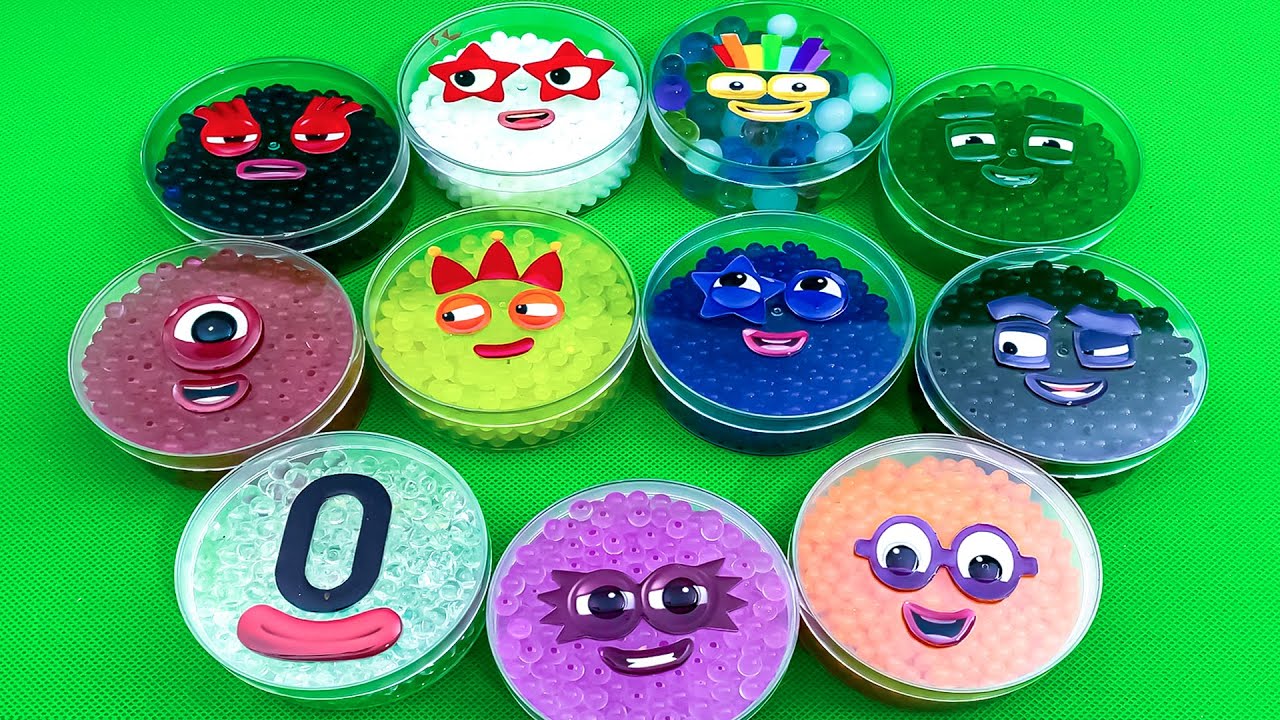 Numberblock - Looking Orbeez with Circle Box! Satisfying Orbeez, #ASMR ...