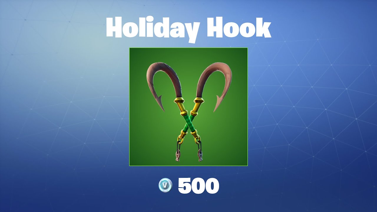 Holiday Hook | Fortnite Pickaxe - YouTube