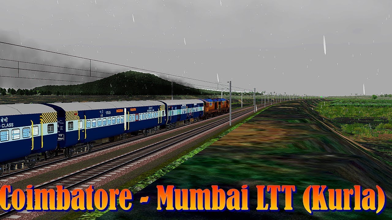Part 02 II Coimbatore - Mumbai LTT (Kurla) Express (PT) In Indian Train ...