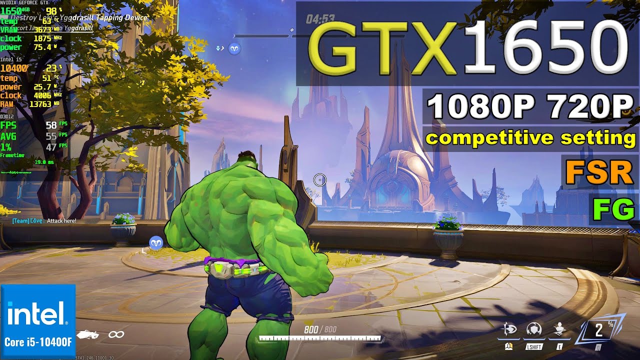 Marvel Rivals | GTX 1650 | 1080P 720P | Competitive Settings - YouTube