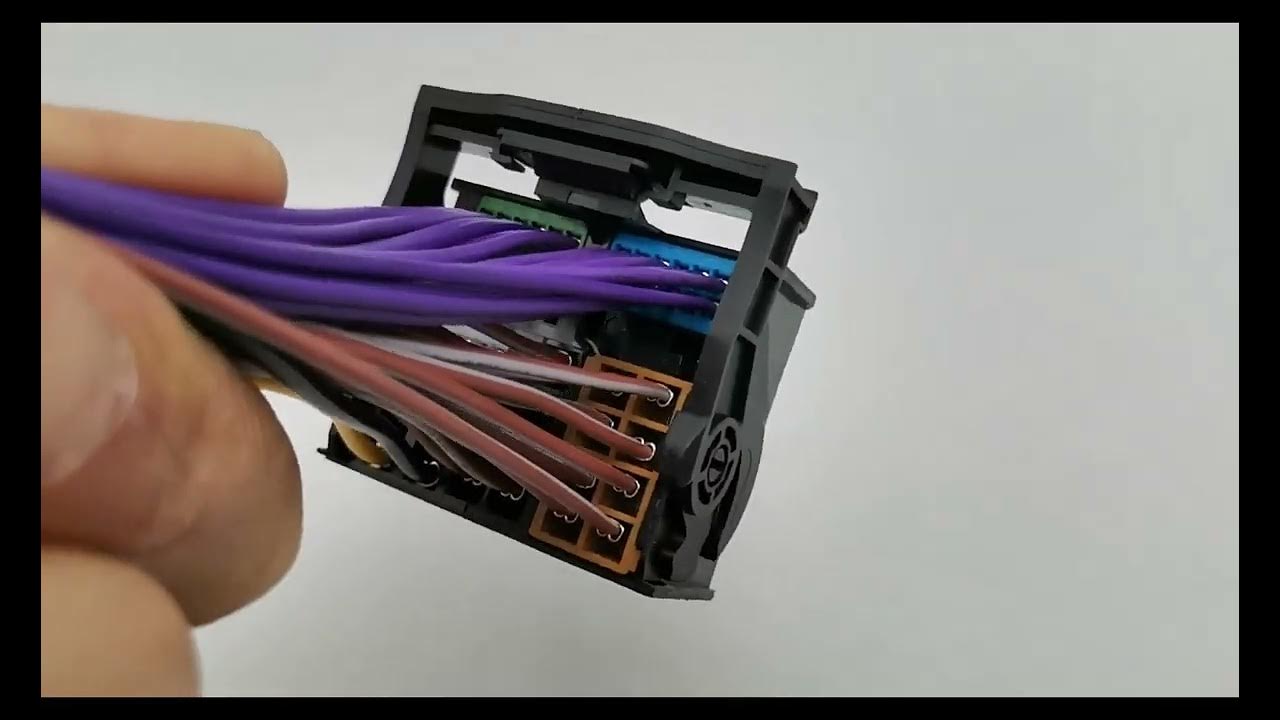 52 pin Quadlock, harness adapter, extension wiring cable, 52 pin plug ...