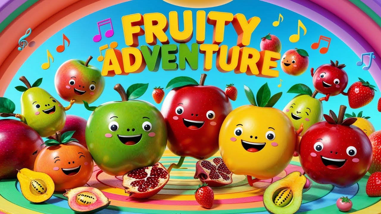 Fruits Song for Kids 🍎🥭🍓 | Learn Fruit Names with Fun & Music! 🎶 - YouTube