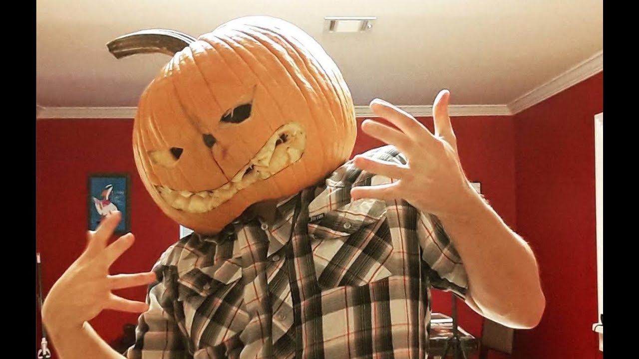 DIY Pumpkin Head - YouTube