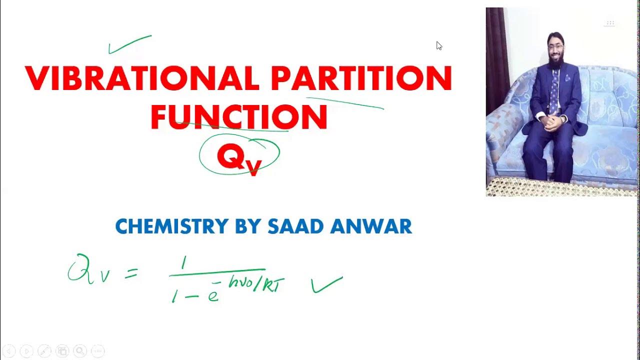 Vibrational Partition Function|Statistical Thermodynamics|Statistical Mechanics|Urdu|Hindi ...