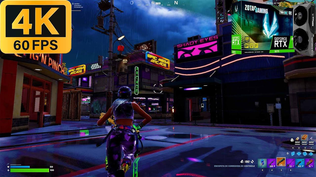 Gameplay Skin Keisha Cross Supernivel Opalo Bandido / Fortnite - YouTube